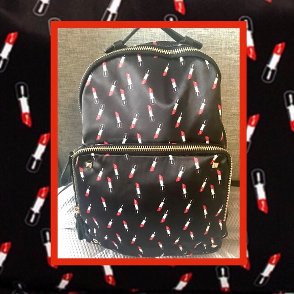 MMS Design Studio | Bags | Mms Design Studio Red Lipstick Rockstud ...